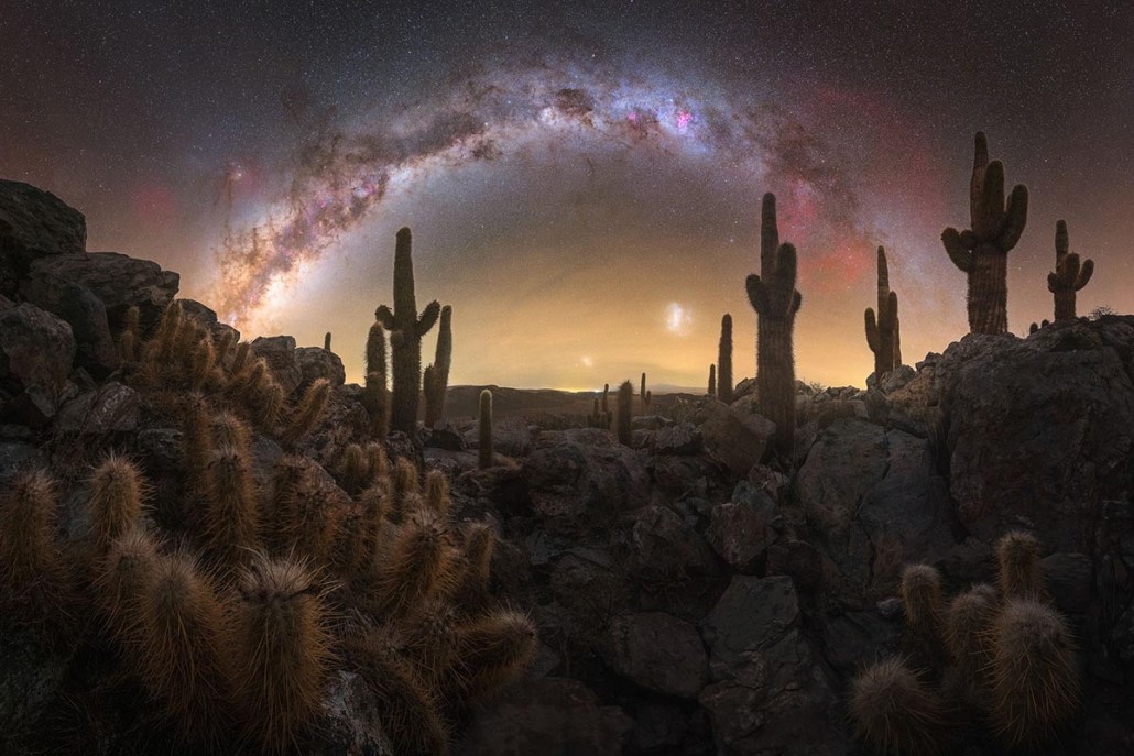 La Vía Láctea fotografiada desde el espacio: estas son las fotos ...